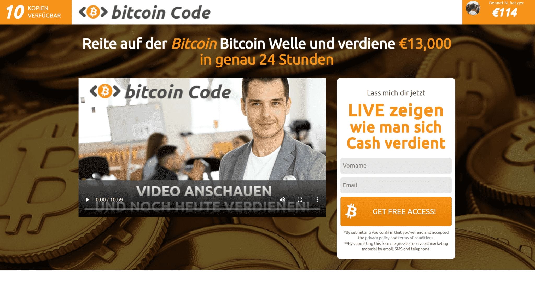 Bitcoin Code Auszahlung geht nicht! Test 2020